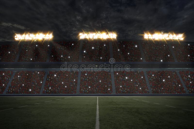 Rugby Stadium stock photo. Image of night, goal, rugby - 64537040
