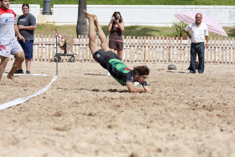 Rugby touchdown editorial stock photo. Image of player - 22996953