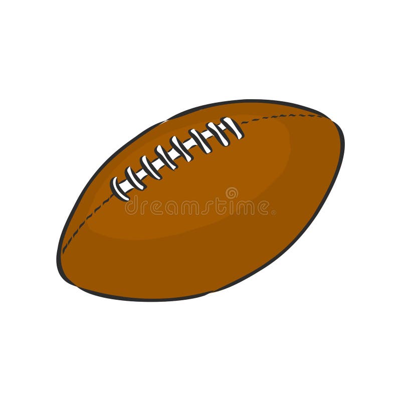 Rugby Vector Illustration. Rugby Ball, Vector Illustration Stock Vector ...