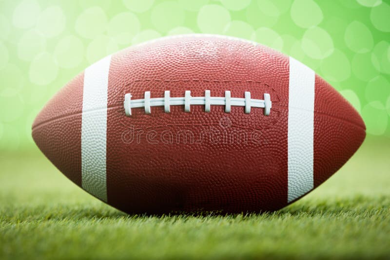 Rugbybal Op Een Sportief Gebied Stock Foto - Afbeelding bestaande uit ...