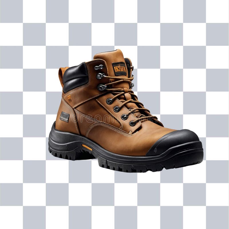 This Rugged Brown Work Boot is Ready for Any Job on Transparent ...