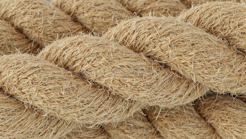 Rugged Coarse Jute Rope Texture Close Up Stock Illustration ...