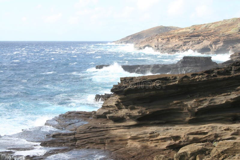 Rugged Coast stock image. Image of blue, waters, breaking - 2183617