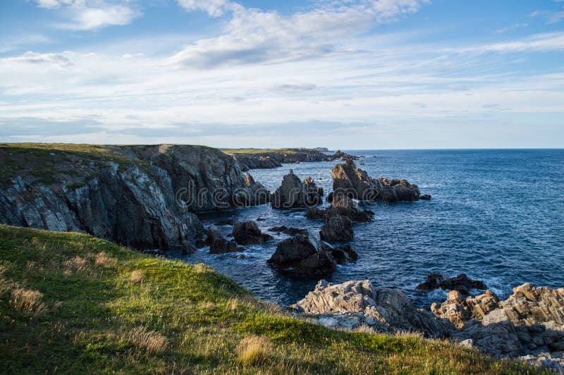Rugged Newfoundland Coastline Stock Photo - Image of atlantic, ocean ...