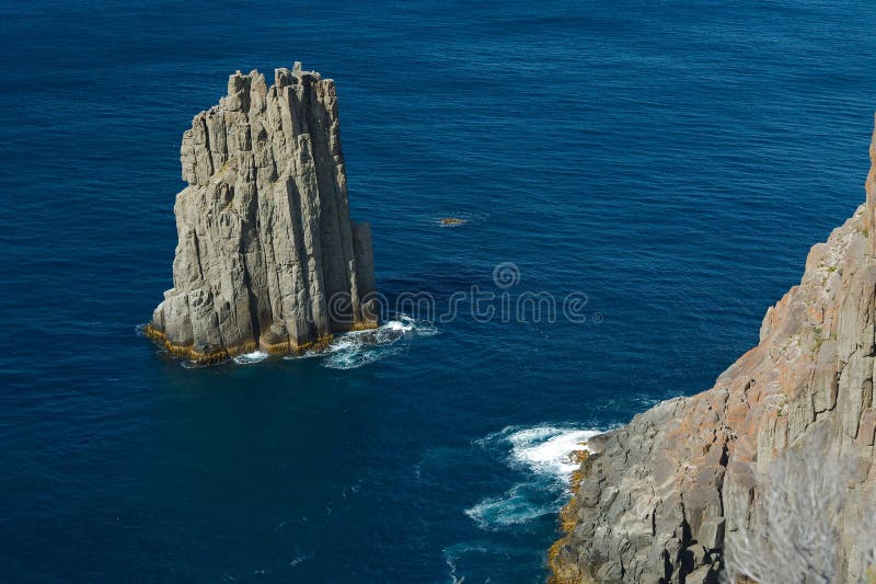 Rugged coastline cliffs stock photo. Image of cape, high - 81875596