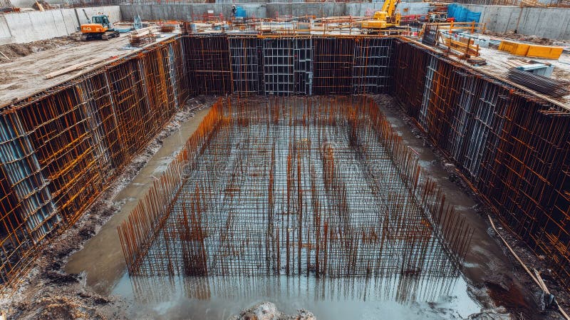 A Rugged Concrete Structure Stands Tall, Featuring a Mysterious ...