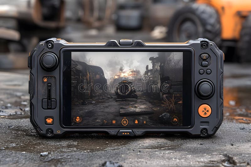AI-Generated Post-Apocalyptic Game Device Stock Illustration ...