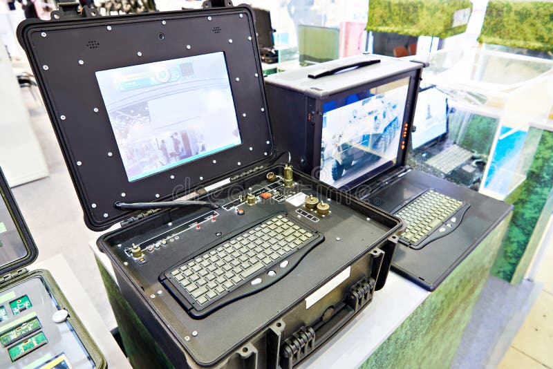 Rugged Industrial Computers and Laptops Stock Photo - Image of exhibit ...