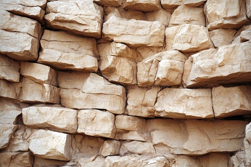 Layered Rock Surface with Natural Geological Features Stock ...