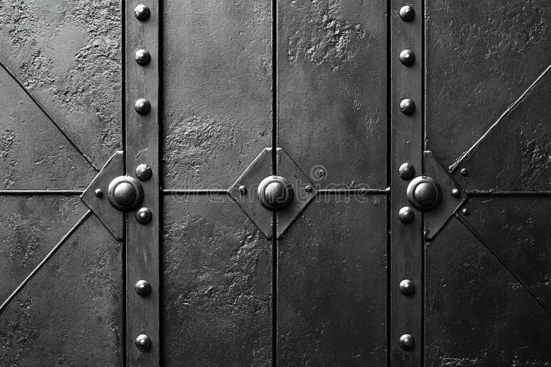 A Rugged Metal Plate Background with a Brushed Texture for Industrial ...