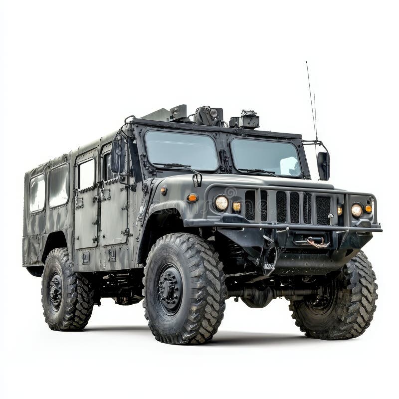 A Rugged Military Vehicle Designed for Off-road Transport and Tactical ...