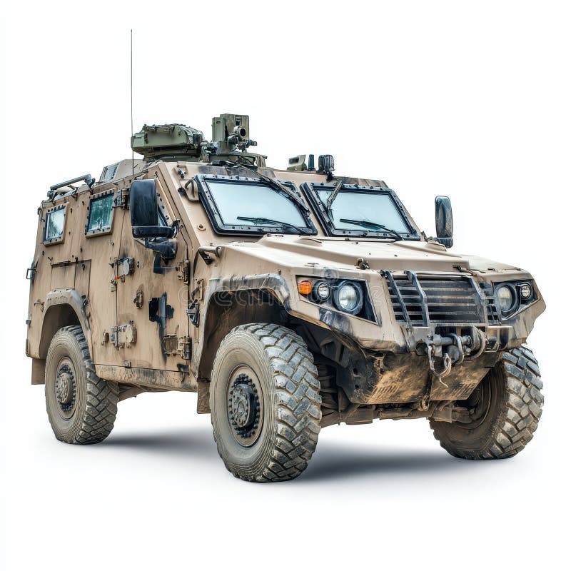 A Rugged Military Vehicle Designed for Transport and Protection in ...
