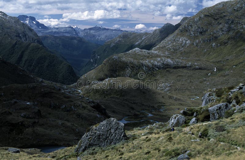 Rugged Mountain Landscape stock image. Image of zealand - 2006519