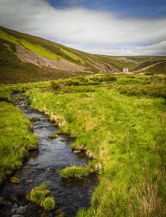 Rugged Mountain Landscape at Lecht Mine Scotland Stock Image - Image of ...