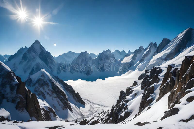A rugged mountain stock photo. Image of adventure, summit - 291789908