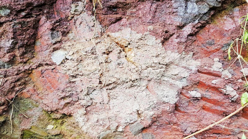 Rugged red rock texture stock image. Image of wallpaper - 95539149