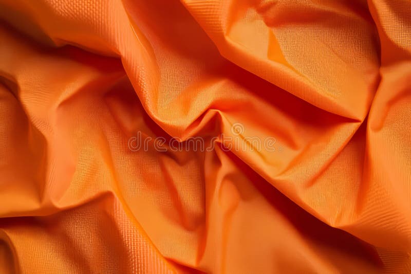 A Rugged Ripstop Nylon Fabric Texture Background in Bright Orange. the ...