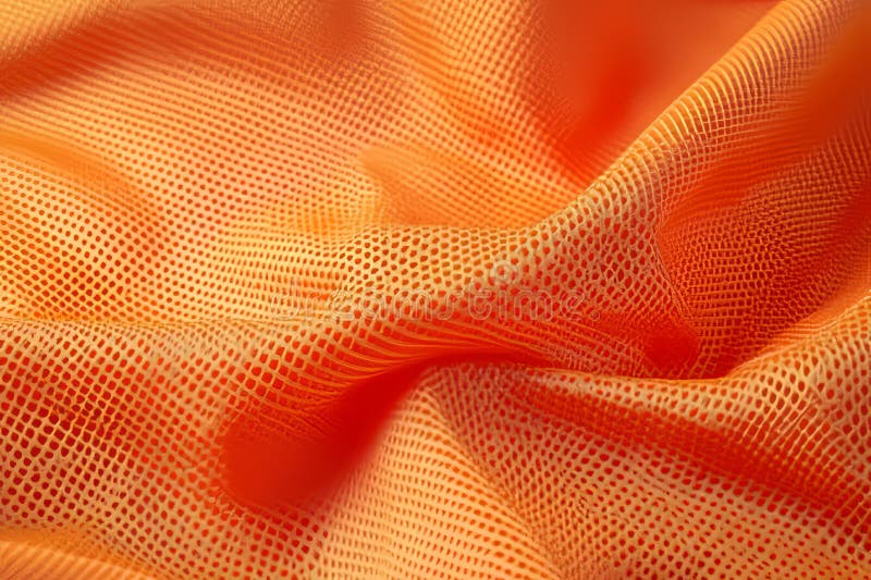 A Rugged Ripstop Nylon Fabric Texture Background in Bright Orange. the ...