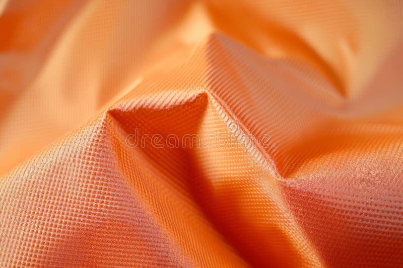 A Rugged Ripstop Nylon Fabric Texture Background in Bright Orange. the ...