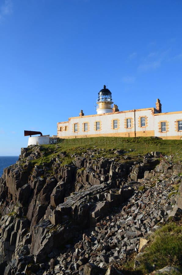 Rugged Rock Cliffs at Neist Point in Scotland Stock Photo - Image of ...