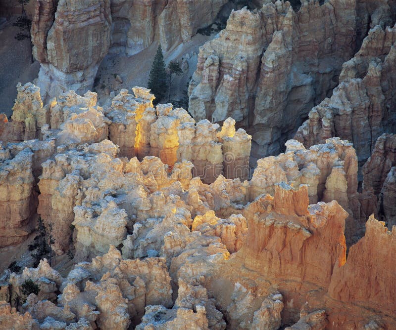 Rugged Rock Formations Elevated View Stock Image - Image of world ...