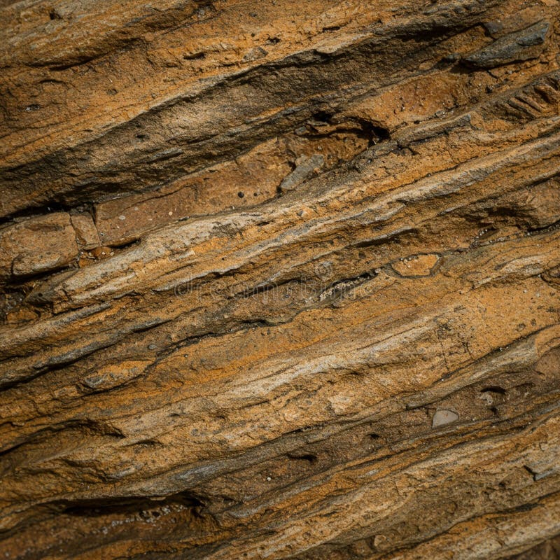 Rugged Rock Surface Featuring Layered Sedimentary Formations with Tones ...