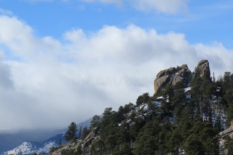 Rugged Rocks at Rocky Mountain National Park Stock Image - Image of ...