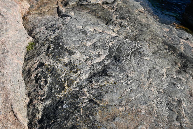 Rugged yet smooth rock stock photo. Image of summer - 230071264