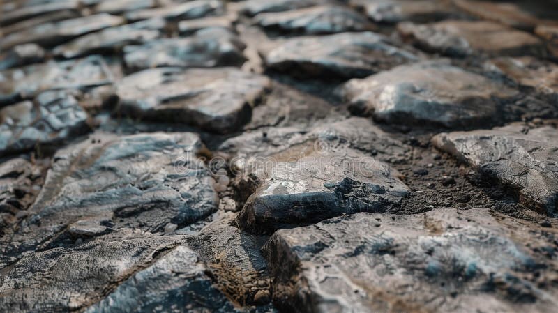 Photorealistic Shot of a Rugged Stone Path with Natural Details Stock ...