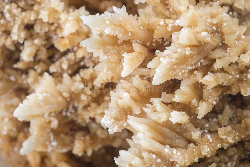 Rugged Structures of Rock Salt. Growing Salt Crystals Stock Image ...