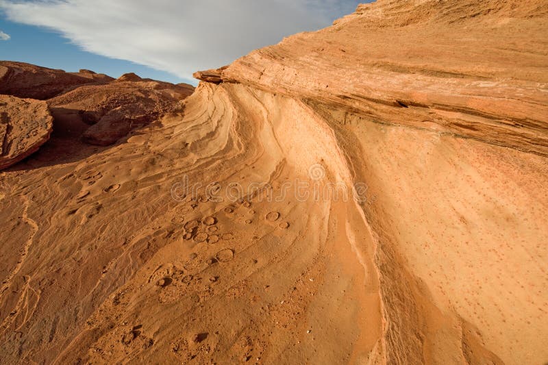 Rugged Terrain stock image. Image of erosion, blue, sunset - 8050457