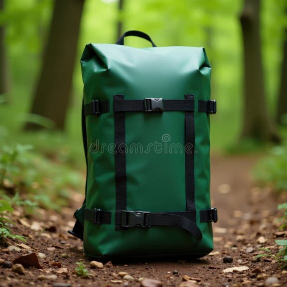 Rugged Waterproof Backpack; Forest Green; Ample Storage, Pack ...