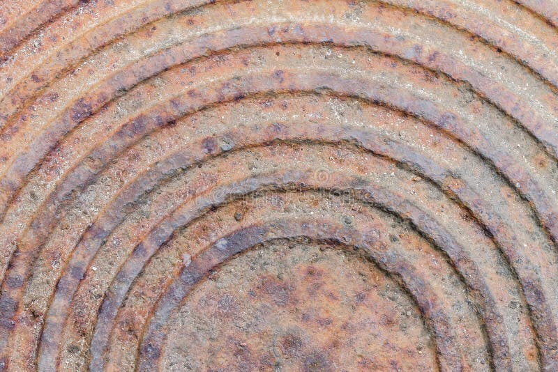 Ruggine su acciaio fotografia stock. Immagine di chiusura - 56255488