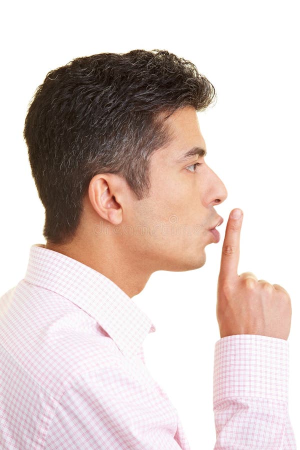 Ruhig sein stockfoto. Bild von gesten, verbieten, sprache - 10338706