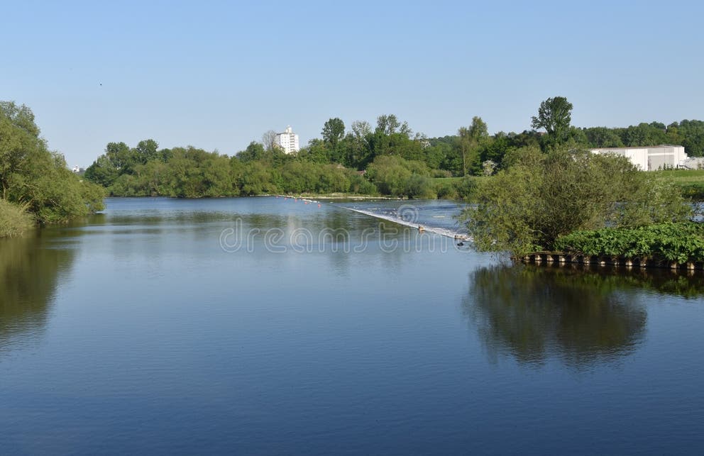 Ruhr river stock image. Image of essen, rural, flow - 115905769