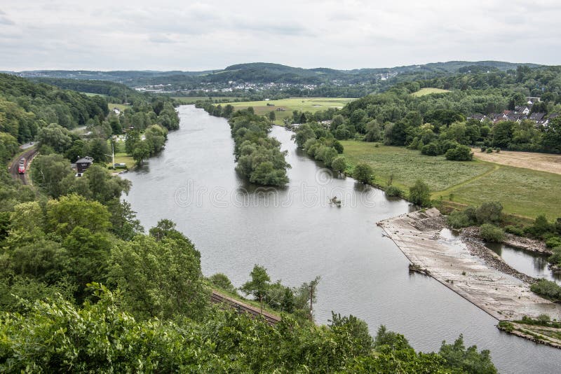 Ruhr Valley, Germany Afforested Area of the Coal District Stock Photo ...
