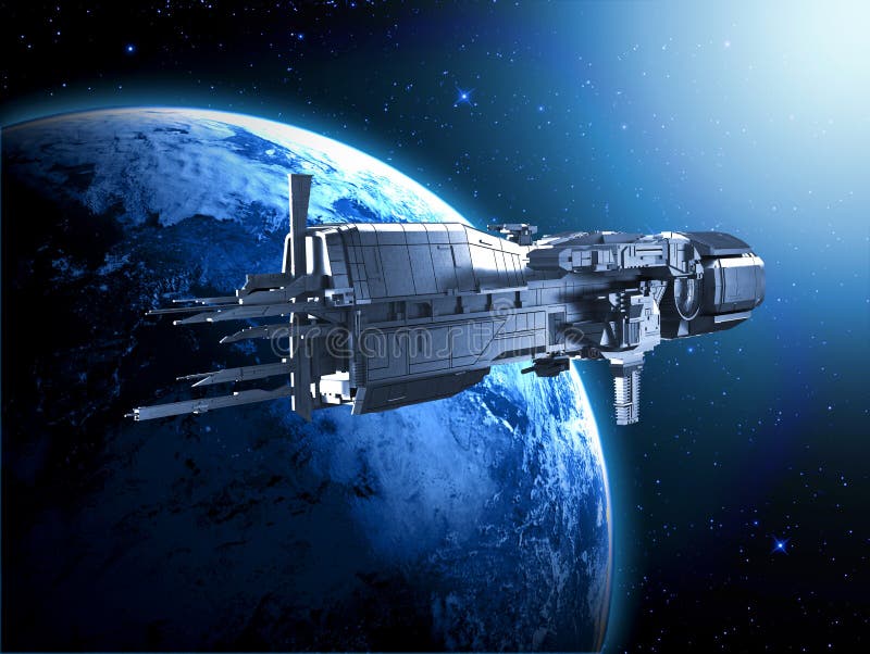 Aarde Met Zonsopgang in De Ruimte Stock Foto - Image of horizon, gloed ...