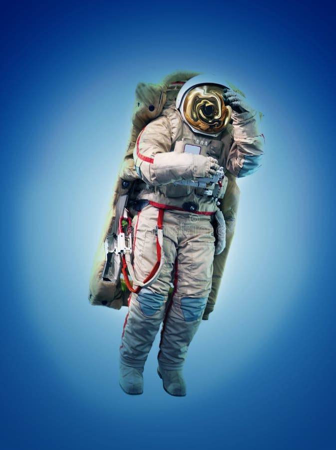 Ruimtevaarder in Kosmische Ruimte Stock Foto - Image of vlag, test: 4768136