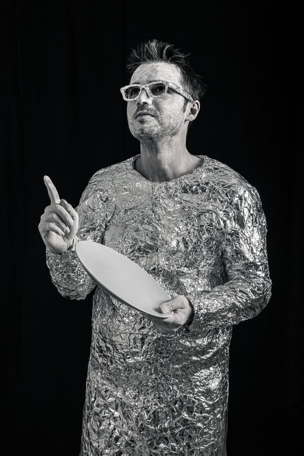 Ruimtevaarder met UFOufo stock foto. Image of voorwerp - 53227842