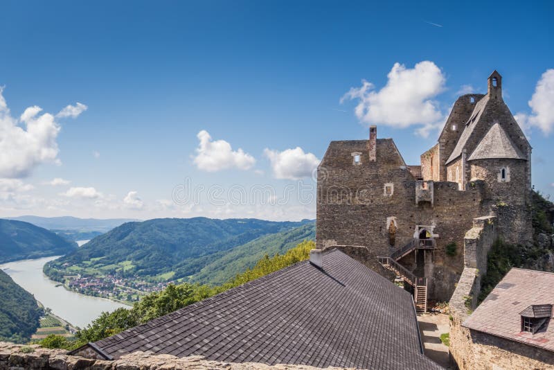 Ruin Aggstein stock photo. Image of austria, architecture - 44105870