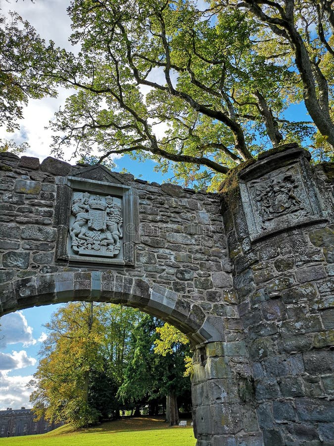 Ruin Arch Gate in the Forest Stock Photo - Image of architecture, gate ...