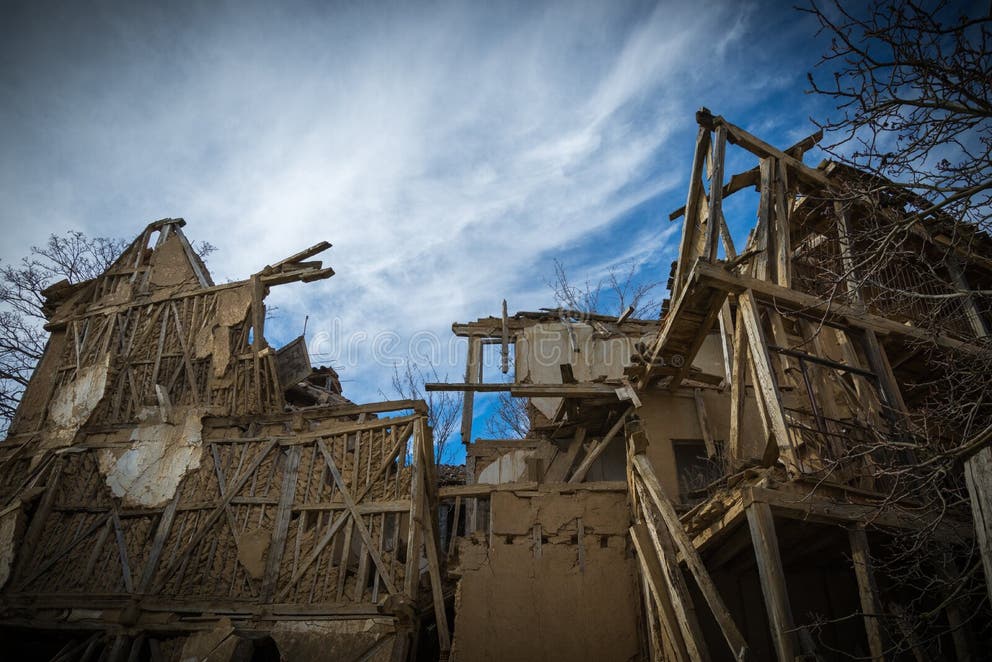 Ruin stock image. Image of ruin, devastation, construction - 86806101