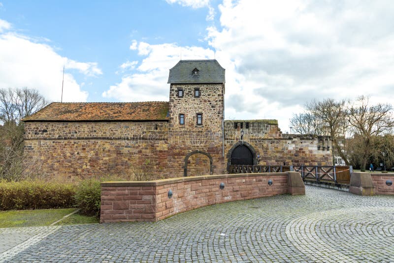 Ruin of Castle Bad Vilbel, Hesse, Germany Stock Image - Image of europe ...