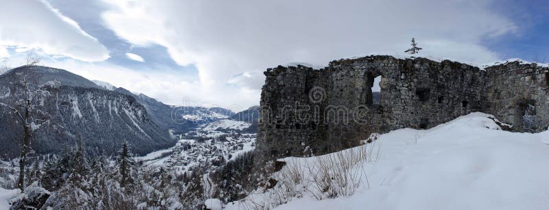 Ruin Greifenstein stock photo. Image of filisur, switzerland - 37665126