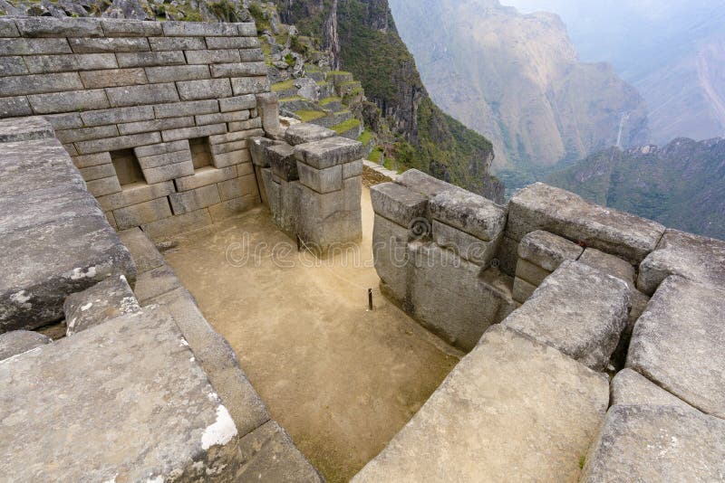 Ruin of an Ancient House at Machu Picchu, Peru Stock Photo - Image of ...