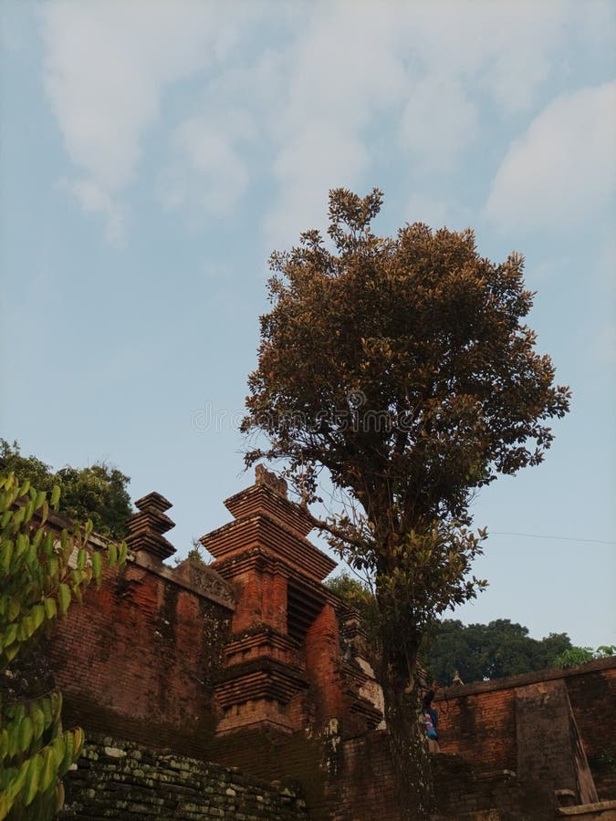 A ruin of mataram kingdom stock photo. Image of temple - 261857044