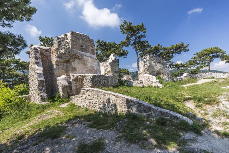 The Ruin of Moedling Castle in Austria Stock Photo - Image of beautiful ...