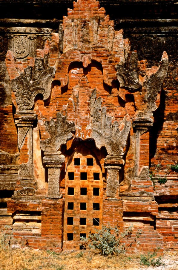 Ruin- Pagan, Burma (Myanmar) Stock Photo - Image of century, ruin: 9838602