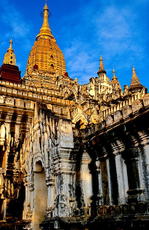 Ruins of Bagan- Burma (Myanmar) Stock Image - Image of buddhism, colour ...