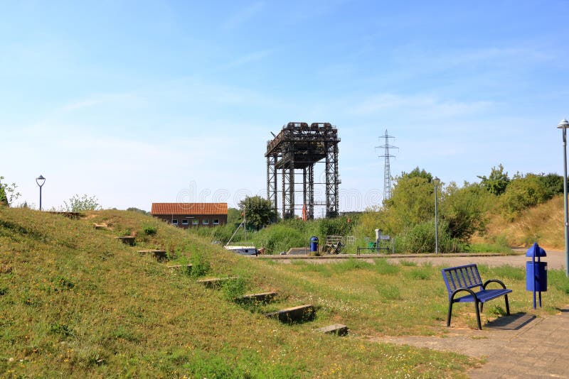 The Ruin of the Railway Bridge of Karnin, Usedom in Germany Stock Image ...